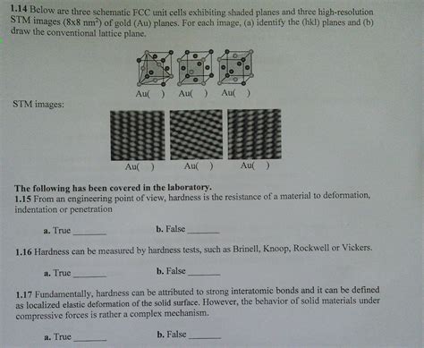 Solved Below Are Three Schematic FCC Unit Cells Exhibiting Chegg
