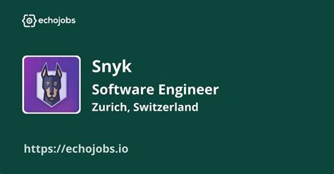 Snyk Is Hiring Software Engineer Machine Learning Zurich