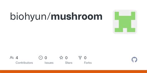 github biohyun mushroom