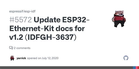 Update ESP Ethernet Kit Docs For V IDFGH Issue Espressif Esp Idf GitHub