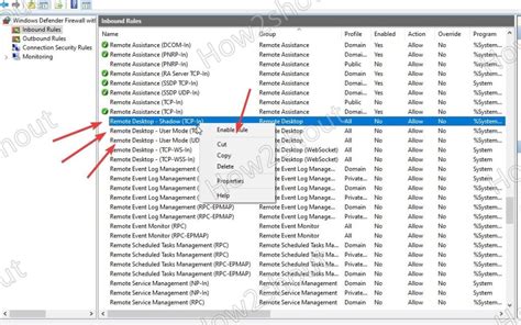 How To Allow Rdp In Windows 10 Firewall Gui And Powershell Command