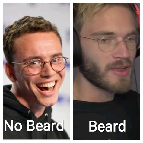 Which Pewdiepie Is Better Beard Or No Beard Let Us Know In The