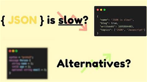 optimizing data serialization faster alternatives to json by tech
