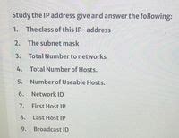 Answered These Are The Ip Addresses Bartleby