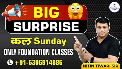 Big Surprise Coming This Sunday By Nitin Sir Sundaysurprise