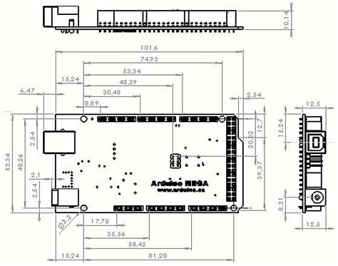 Сборочный чертеж Arduino Mega 2560 найдено 60 фото
