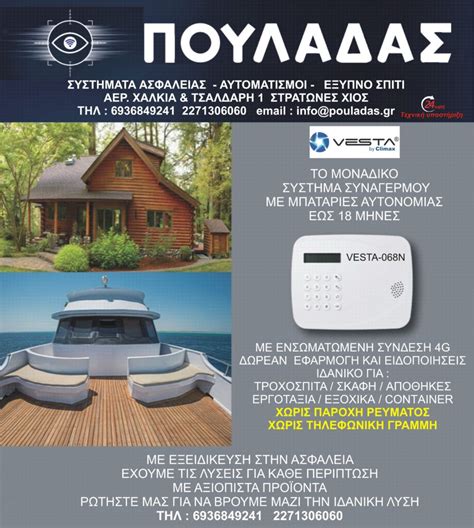 ΠΟΥΛΑΔΑΣ ΣΥΣΤΗΜΑΤΑ ΑΣΦΑΛΕΙΑΣ ΕΞΥΠΝΟ ΣΠΙΤΙ