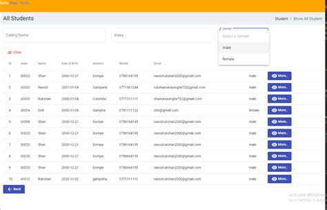 Github Rukshanranasinghe2000student Details Management System