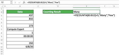 Counta Excel Formula Functions Examples And How To Use Compute Expert