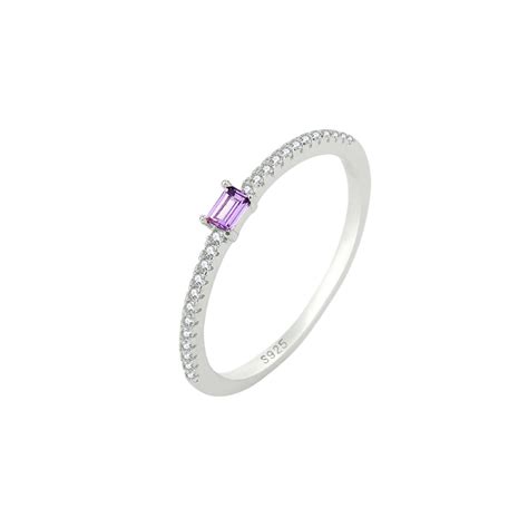 Rectangle Gem Diamante Ring Charmful