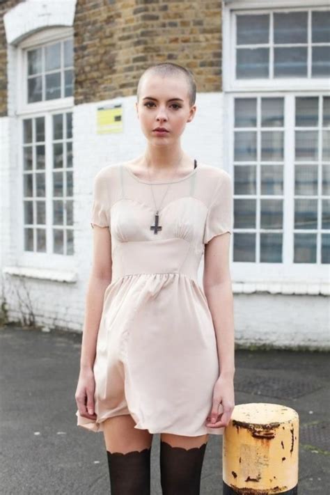 40 Beautiful Bald Women Styles To Get Inspired With