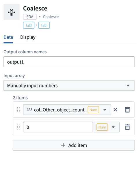 palantir foundry how to deal with empty null values that appear as an