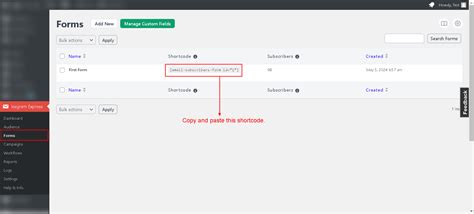 Add Subscription Form Icegram