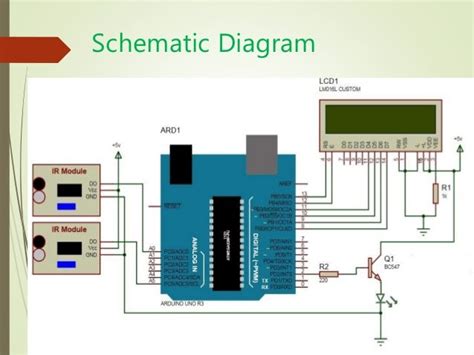 Bidirectional Visitor Counter Using Ir Sensors And Arduino Uno R3