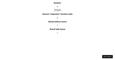 Usememo Vs Useeffect And Usestate Forked Codesandbox