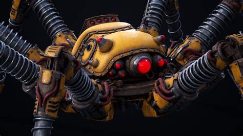 Artstation Spidertron From Factorio