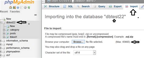 Import و export کردن جدول و دیتابیس در sql و phpmyadmin آموزش sql