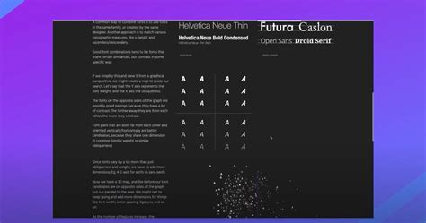 Best Practices For Choosing And Pairing Fonts In Ui And Web Design