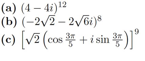 solved determine the complex number in the form a ib of