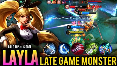 100% IMMORTAL!! Layla The Real Late Game Monster!! - BUILD TOP 1 GLOBAL ...