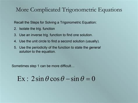Trig Equations For Upload Ppt Physics Science