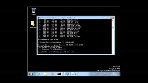 Comandos De Rede Cmd Ping Tracert Pathping E Arp Youtube