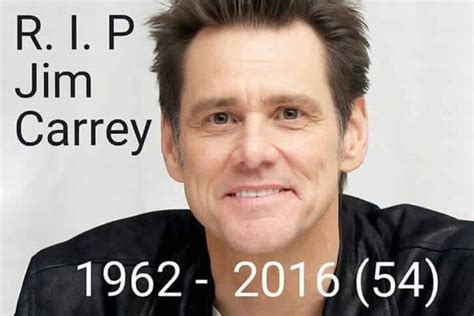 Jim Carrey Death Hoax 2016