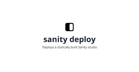 Sanity Deploy Sourcedir Fig