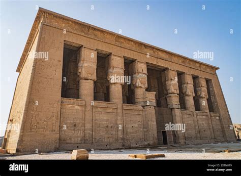 The Temple Of Hathor In The Dendera Temple Complex One Of The Best Preserved Temples In Egypt