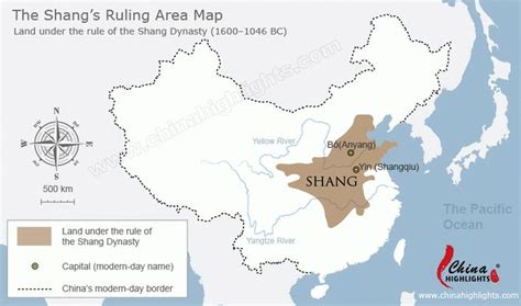 The Shang Dynasty Map Area Map Of The Shang Chao Zhou Dynasty