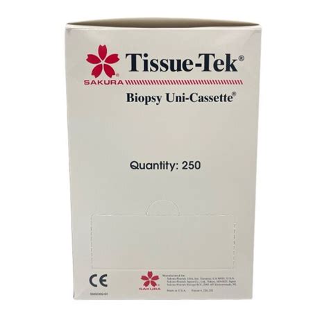 new sakura tissue tek ref 4086 tissue tek biopsy uni cassette o r