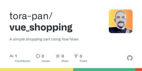 GitHub Tora Pan Vue Shopping A Simple Shopping Cart Using Vue Vuex