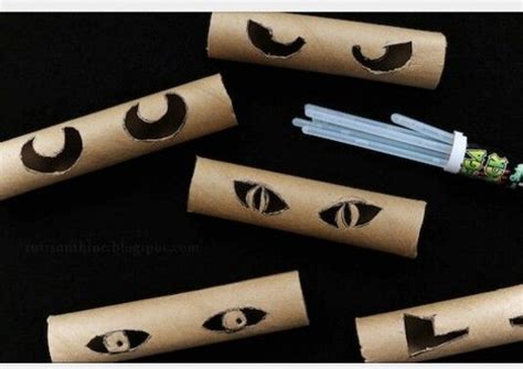 Diy Spooky Eyes With Toilet Paper Rolls Candy Corn Toilet Paper Roll