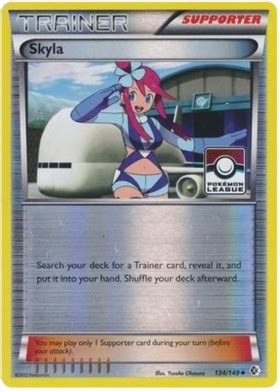 Skyla Boundaries Crossed 134 Pokemon Card