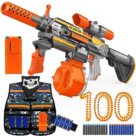 Xmifer Toy Guns Electric Machine Gun For Nerf Guns Automatic Want It All