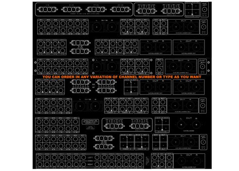 16 In 2 Or 4 Out Analog Passive Studio Summing Mixer Dsub Trs Or Xlr