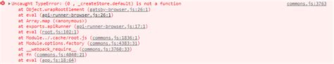 Javascript Uncaught Typeerror 0 Createstoredefault Is Not A