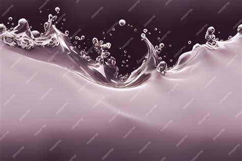Premium Photo Water Texture With Splashes And Droplets On A Liquid