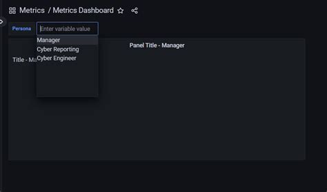 Display Panels Based On Variable Value Dashboards Grafana Labs