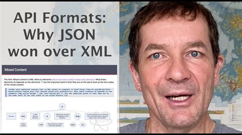api formats why json won over xml youtube