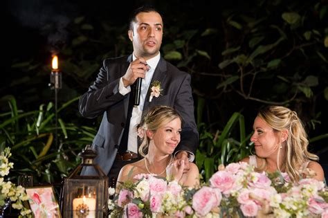 A Moment Shared Between The Bride And Maid Of Honor While The Groom Gave His Speech Bride