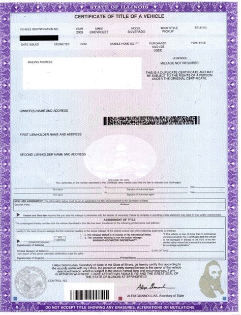 Illinois Lost Car Title Replacement Guide — Jg Title Company