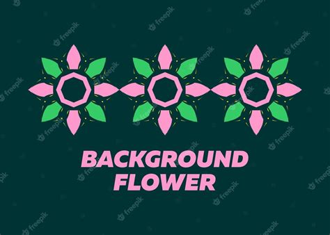Premium Vector Illustration Motif Background Flower Art