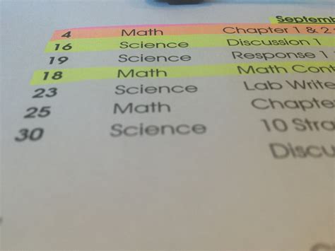 How To Create A Semester Assignment Spreadsheet Organized Charm