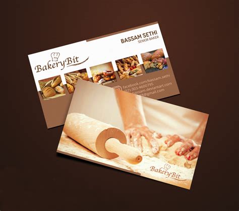 Free 22 Bakery Business Card Designs And Examples In Publisher Word