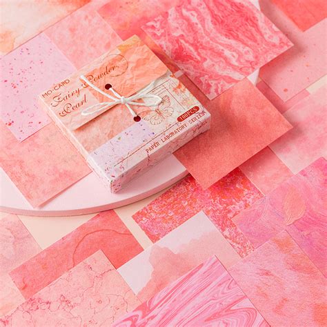 오더 빈티지 단색 구김 다꾸 종이 메모지 페이퍼 6종 위시버킷