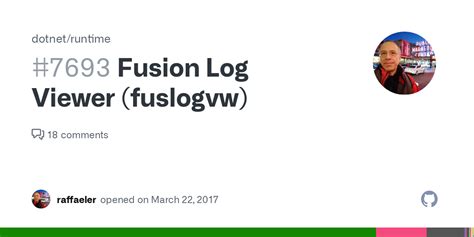 fusion log viewer fuslogvw · issue 7693 · dotnet runtime · github