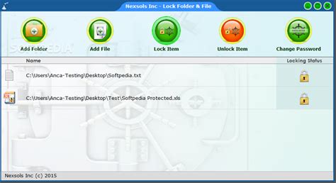 lock folder and file download softpedia
