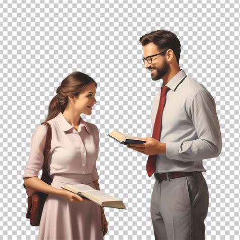 Premium Psd Professor Reviewing Assignment In Computer Classroom