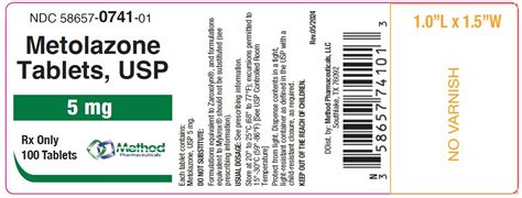 Metolazone Package Insert